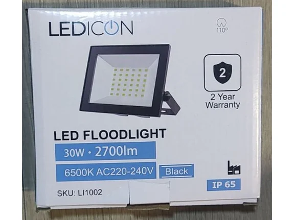 Ledicon LED reflektor LI1002 30 W IP65