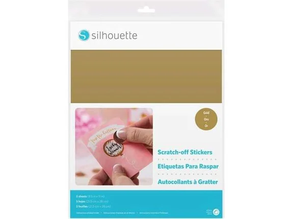 Silhouette Dekorativni papir Scratch-off Sticker Sheets