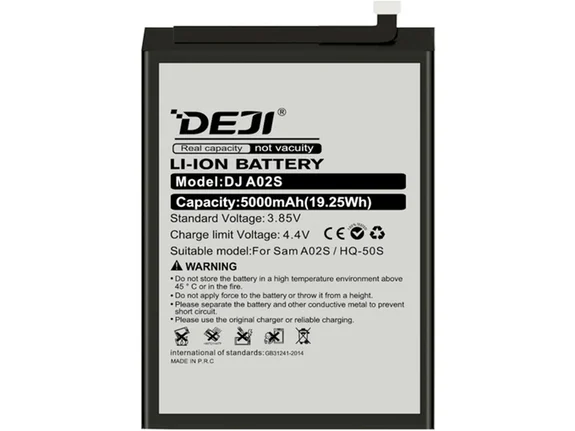 Baterija za Samsung A025F/A025G/A035F/A035G/A037F/A037G Galaxy A02s/A03/A03s (HQ-50S) 4900 mAh Deji