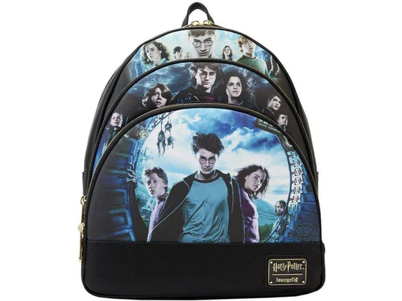 Loungefly Muški ranac Harry Potter Trilogy Series 2 Triple Pocket Mini
