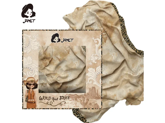 Janet Ešarpa u poklon kutiji The Western Odysee 85x180cm VISCOSE J-505