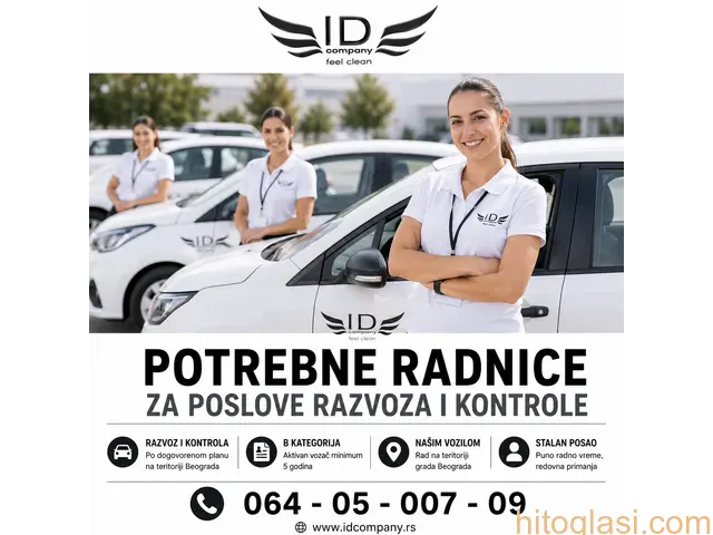 Potrebne radnice za poslove razvoza i kontrole
