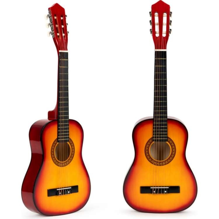 Eco Toys Velika drvena gitara za decu Natural HX18022-30ID: EK000688164