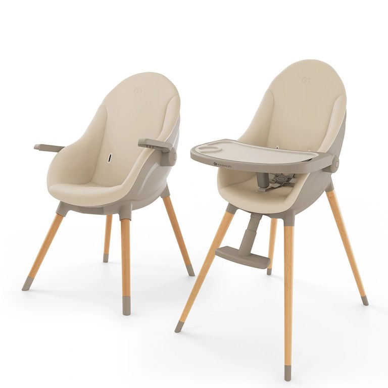 KINDERKRAFT STOLICA ZA HRANJENJE 2U1 FINI UP BEIGE KHFINIUPBEG0000ID: EK000890916