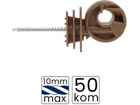 Kerbl Izolator za električnog pastira 50/1 Drill SX