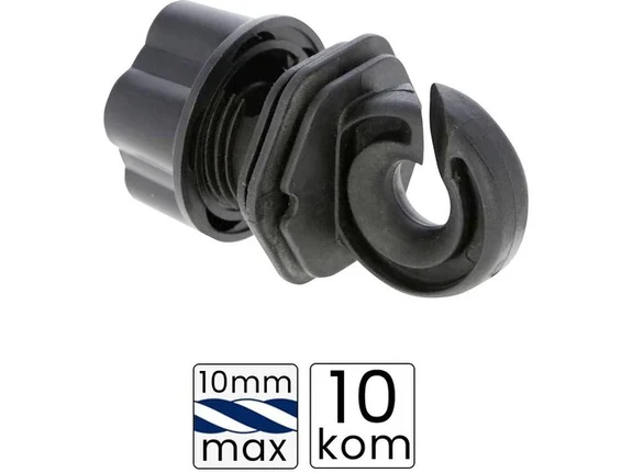 Kerbl Izolator za metalne ili plastične stubove za žicu 10/1 Vario