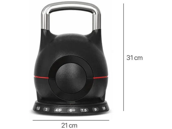 Podesivi teg rusko zvono 7u1 (od 1,5 do 10 kg)