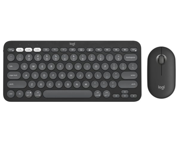 LOGITECH Pebble2 Wireless Combo US tastatura + miš Graphite