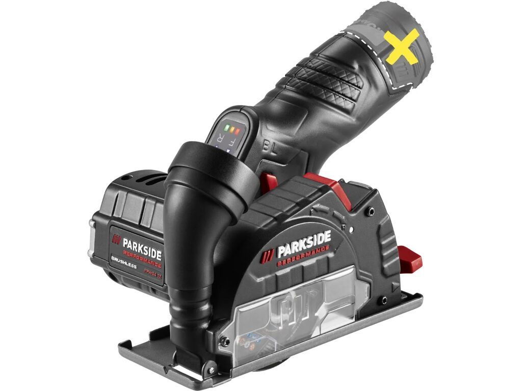 PARKSIDE PERFORMANCE Aku ugaona brusilica 12V PPWSA 12 B1 – Brushless