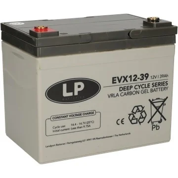 Akumulator stacionarni Landport EVX12039, 12V, 39Ah, carbon