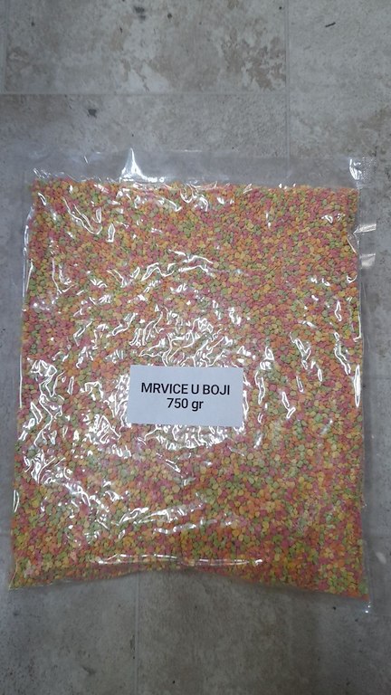 HLEBNE MRVICE U BOJI 750 GRAMA