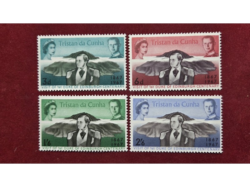 Tristan da Cunha 1967...serija..retko..D61
