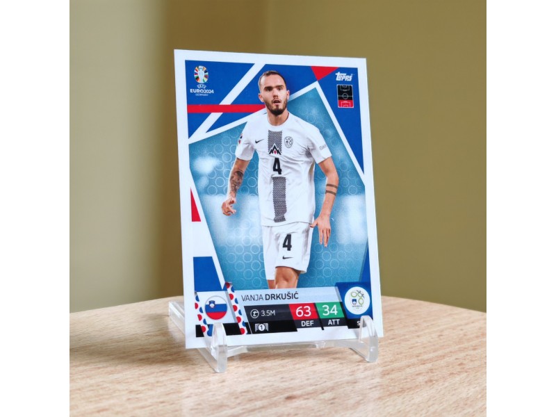 Vanja DRKUSIC kartica - EURO 2024 Topps