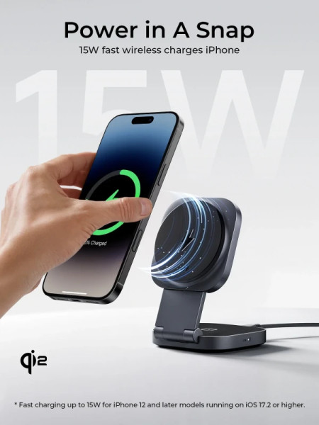 AUKEY LC-MC211 2-u-1 Qi2 25W