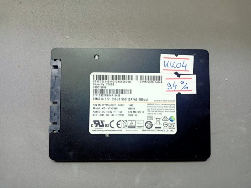 SSD 256 Gb # KK 04