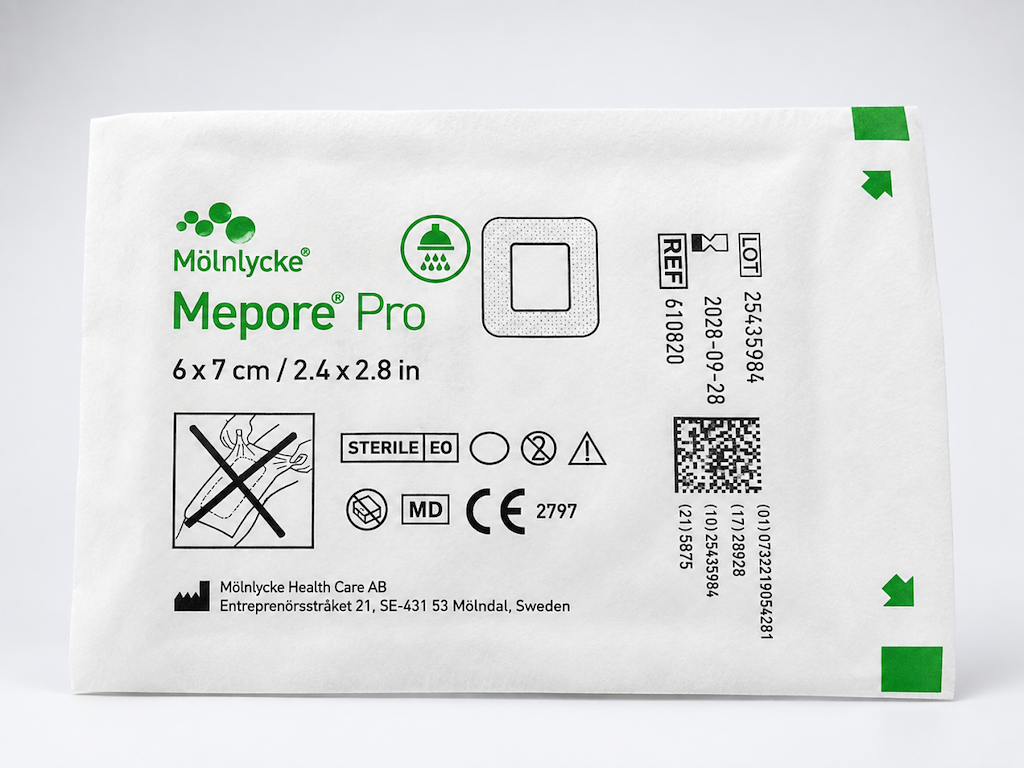 Mepore Pro 6cm x 7cm vodootporna obloga, 1komad
