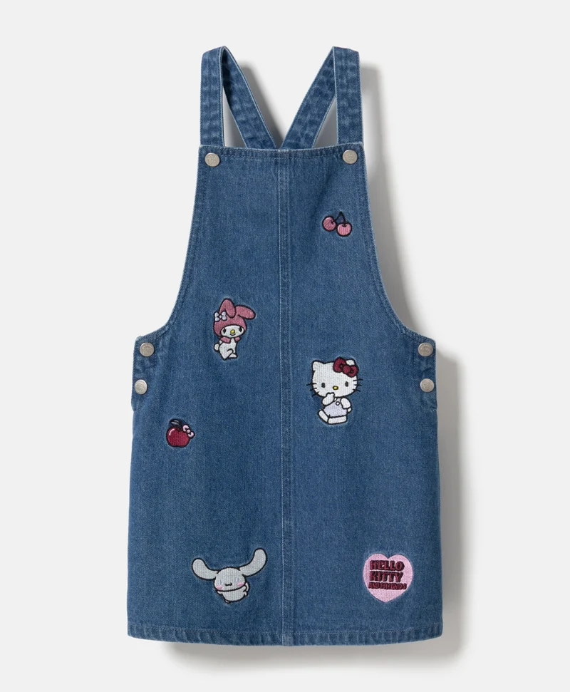 Haljina na tregere za devojčice Hello Kitty 100% pamuk