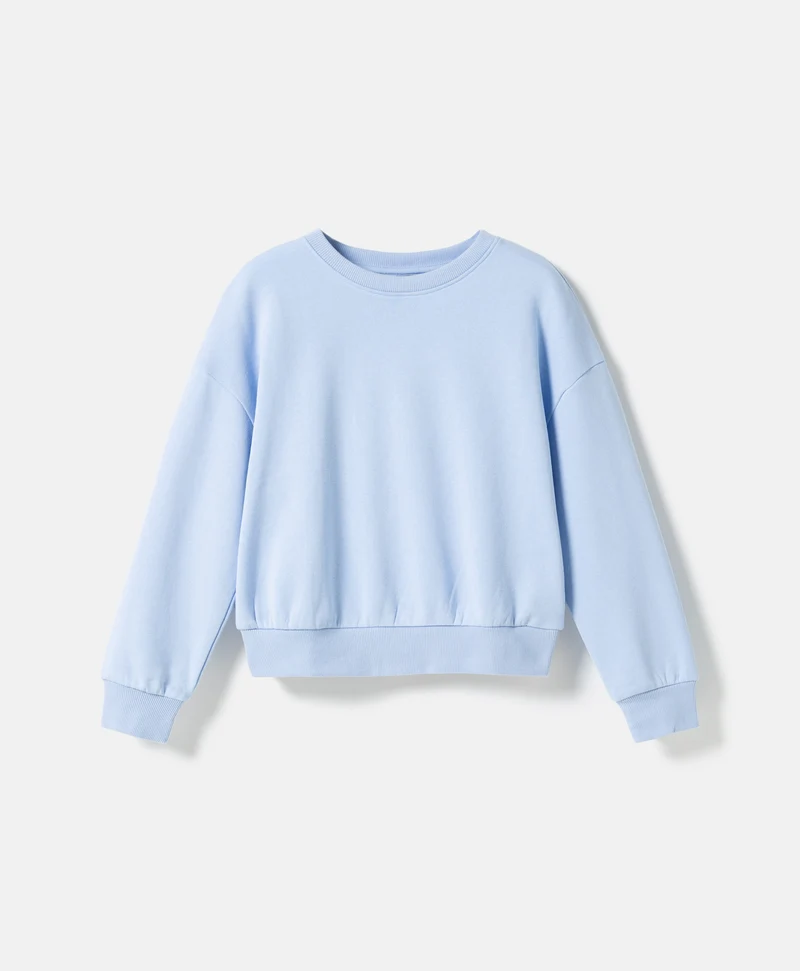 Bluza za devojčice sa okruglim izrezom