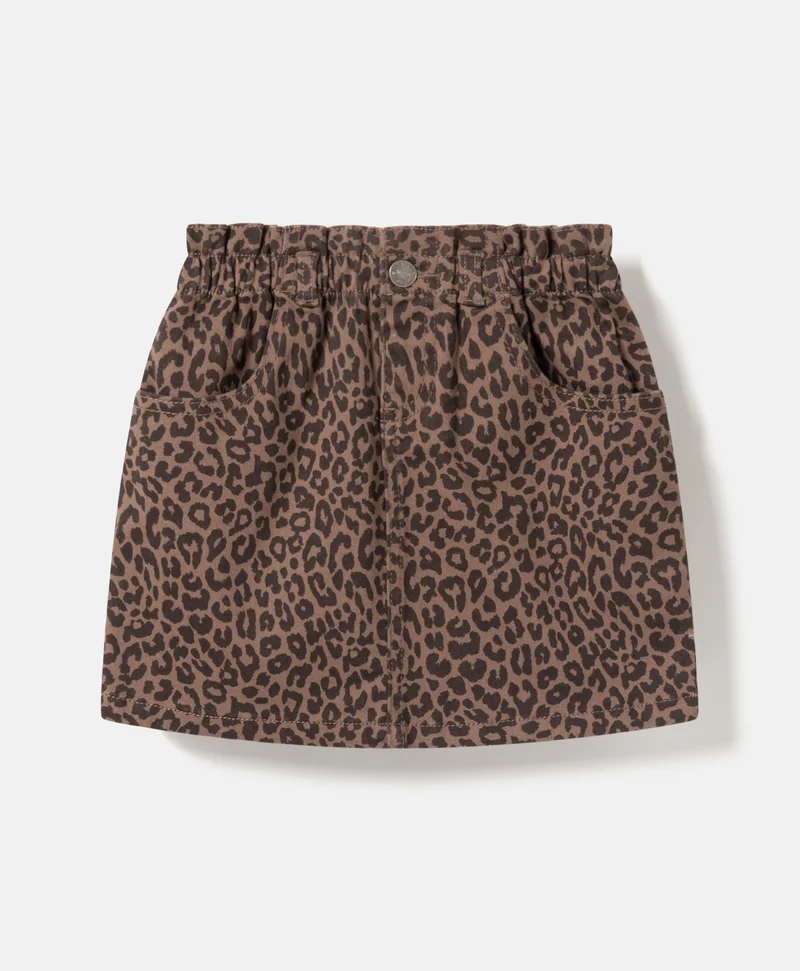 Traper suknja za devojčice s leopard uzorkom