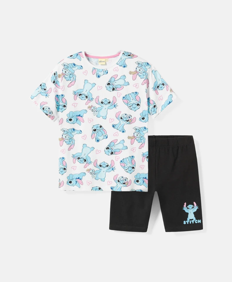 Pidžama za devojčice Stitch 100% pamuk
