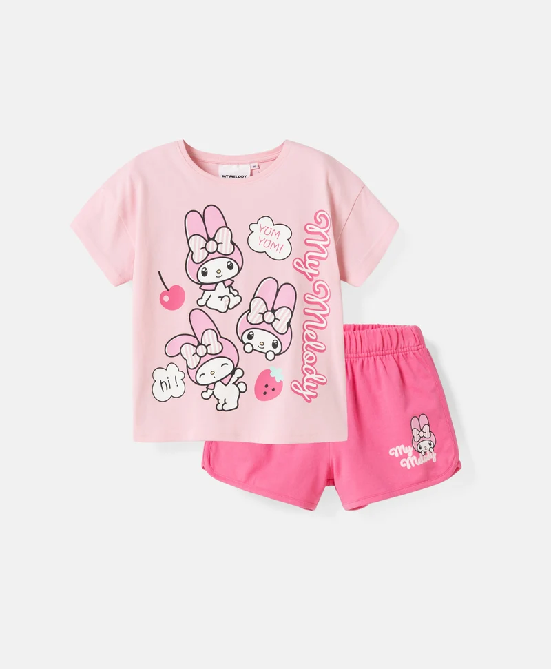 Devojački set majica i šorts My Melody 100% pamuk