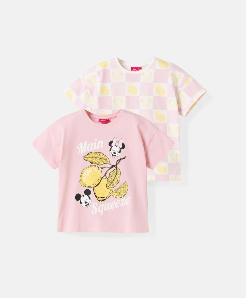 Set od dve devojčice majice Minnie i Mickey 100% pamuk