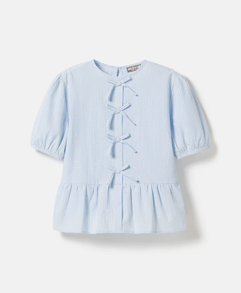 Bluza sa kratkim rukavima za devojčice 100% pamuk
