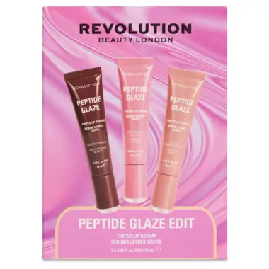 MAKEUP REVOLUTION
Set seruma u boji za usne - Peptide Glaze Edit