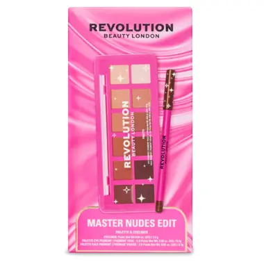 MAKEUP REVOLUTION
Set za šminkanje - Master Nudes Edit