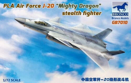 Bronco GB7010 PLA Air Force J-20 "Mighty Dragon" stealth fighter