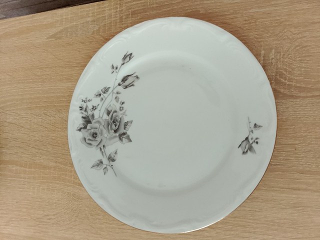 Plitki tanjir prečnik 24 / made in Poland / vintage