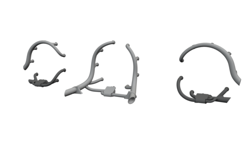 PREORDER Eduard 672472 Junkers Ju-52 - Exhausts (for Airfix Kits / 3D-Printed)