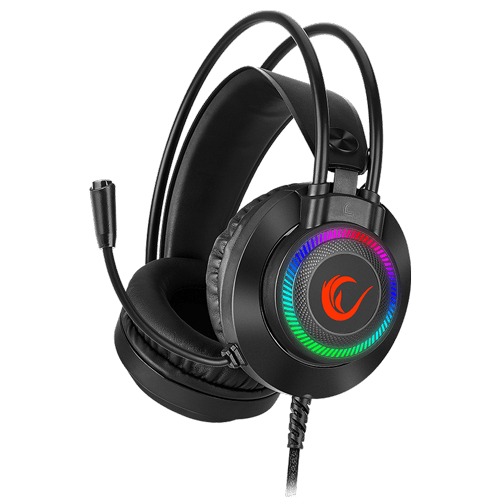 RAMPAGE Gejmerske slušalice RM-K27 X-Jammer (Crne) 3.5mm (četvoropolni) + USB , Stereo, 20Hz - 20kHz, 117dB