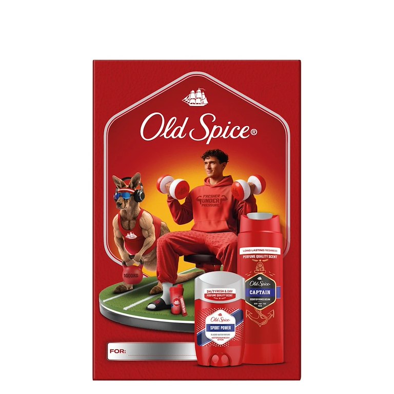 OLD SPICE SET SPORT(GEL ZA TUŠIRANJE&ŠAMPON 250ML + STIK 50ML)