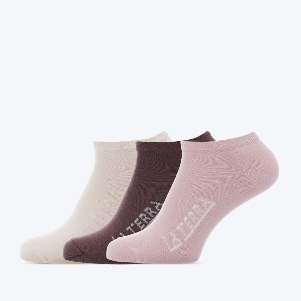 LA TERRA Čarape ankle multicolor 3pc W