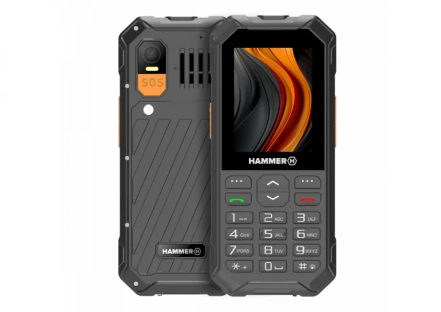 Mobilni telefon Hammer 6 LTE Black IP68 & IP69K