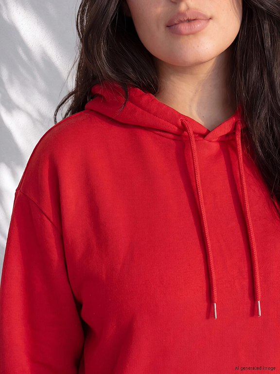 LCW Curve Ženska Plus Size Dukserica Sa Kapuljačom