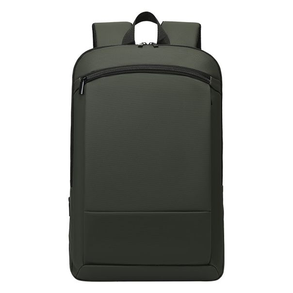 Poslovni ranac RODMAN – proširiv 8–11 cm, laptop 15", slim dizajn, maslinasti