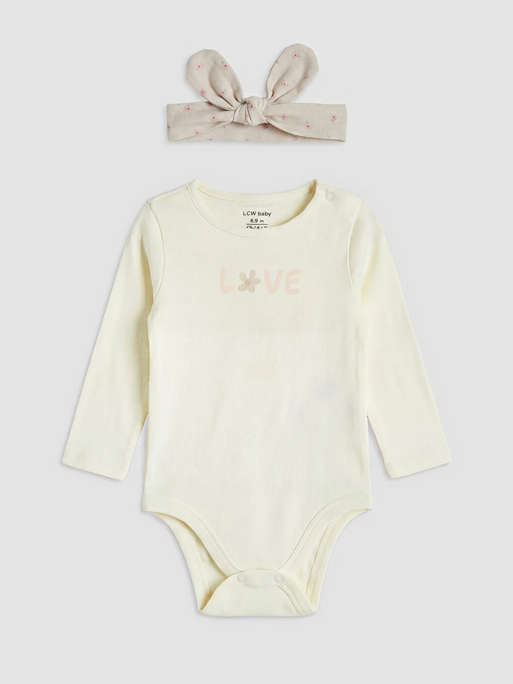 LCW baby Štampani Bolnički Komplet Za Bebe Devojčice, 3 Dela