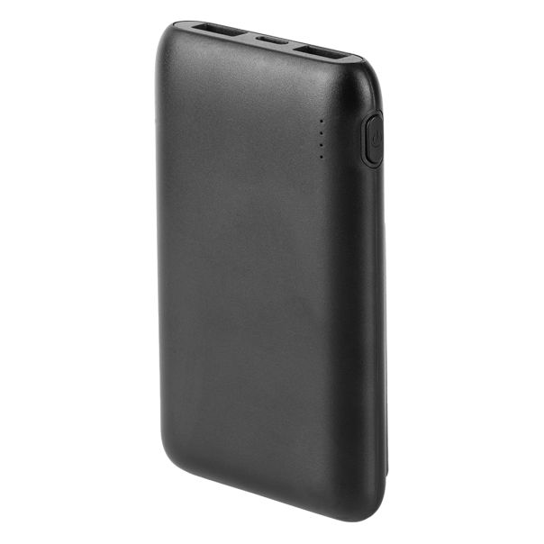 Pomoćna baterija NEUTRINO 5.000 mAh – 2 USB izlaza i Type-C, 5V/2.1A, crna