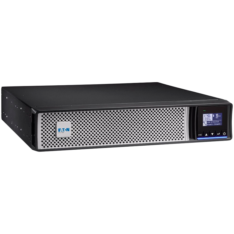 Eaton UPS 5PX 3000VA/3000W; 2U; Rack/tower, Line Interactive; Input: C20, Output: (8) C13, (2) C19, Rack-mounting/Tower kit; LCD display; 1 slot for card ; Compatible with Virtual enviroments; War...