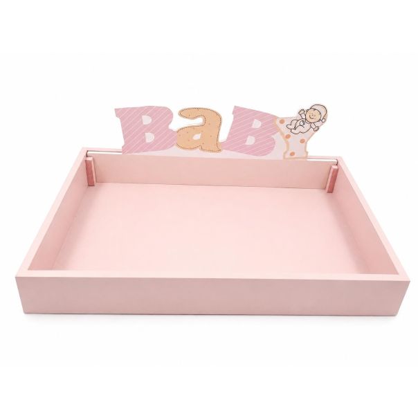 MKS Poslužavnik Baby roze
