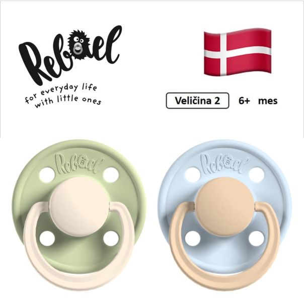 REBAEL cucle, 6+ mes, 2 komada, Maslinasta, RBL29222600