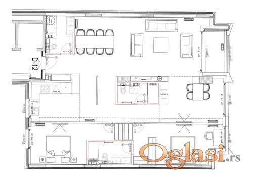 King´s Circle Residences Slavija - Lux - Stan D12 ID#2967