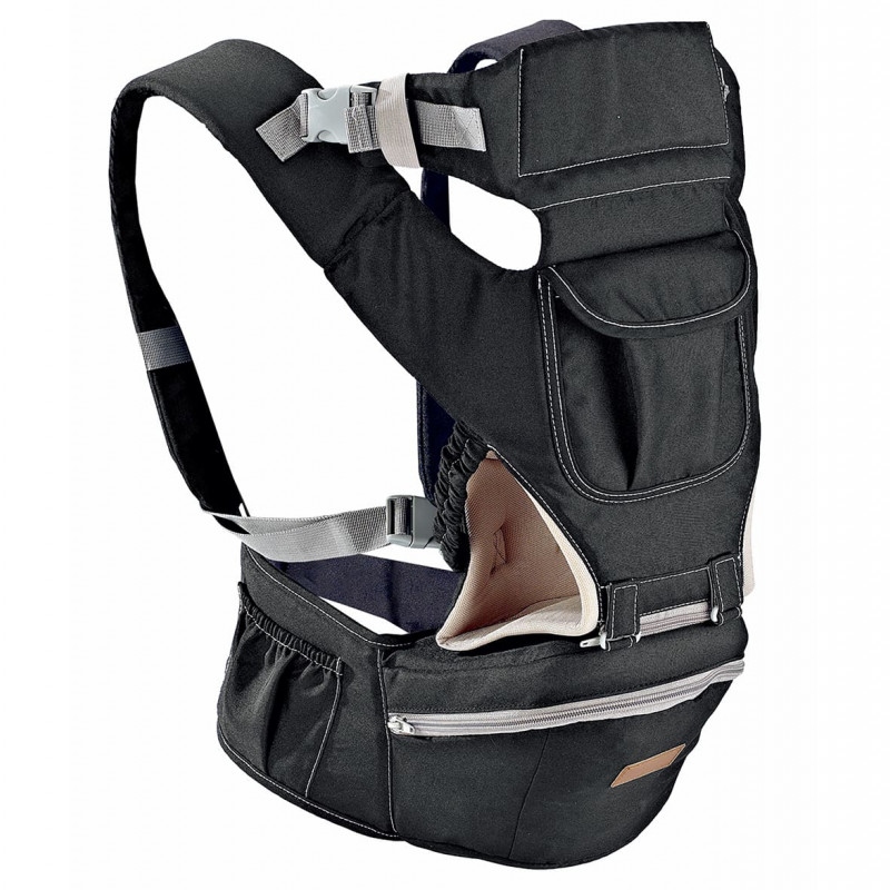 BBO kengur nosiljka Gobaby, black