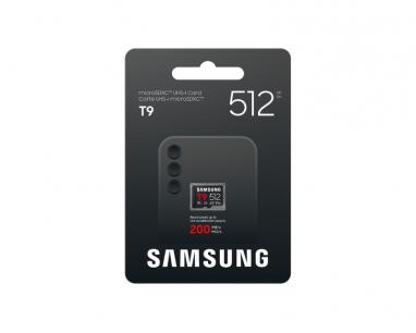 SAMSUNG T9 Memorijska kartica microSDXC UHS-I U3 V30 A2 512GB MB-MH512T