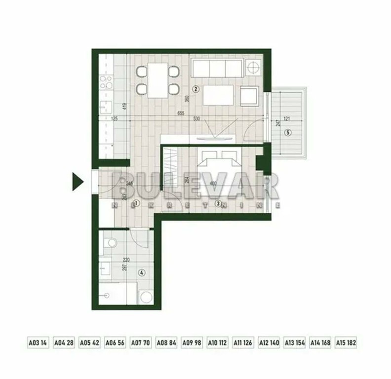 Dvosoban stan, Niš – Svetinikolska crkva | Prodaja · 50m² · 120.124€