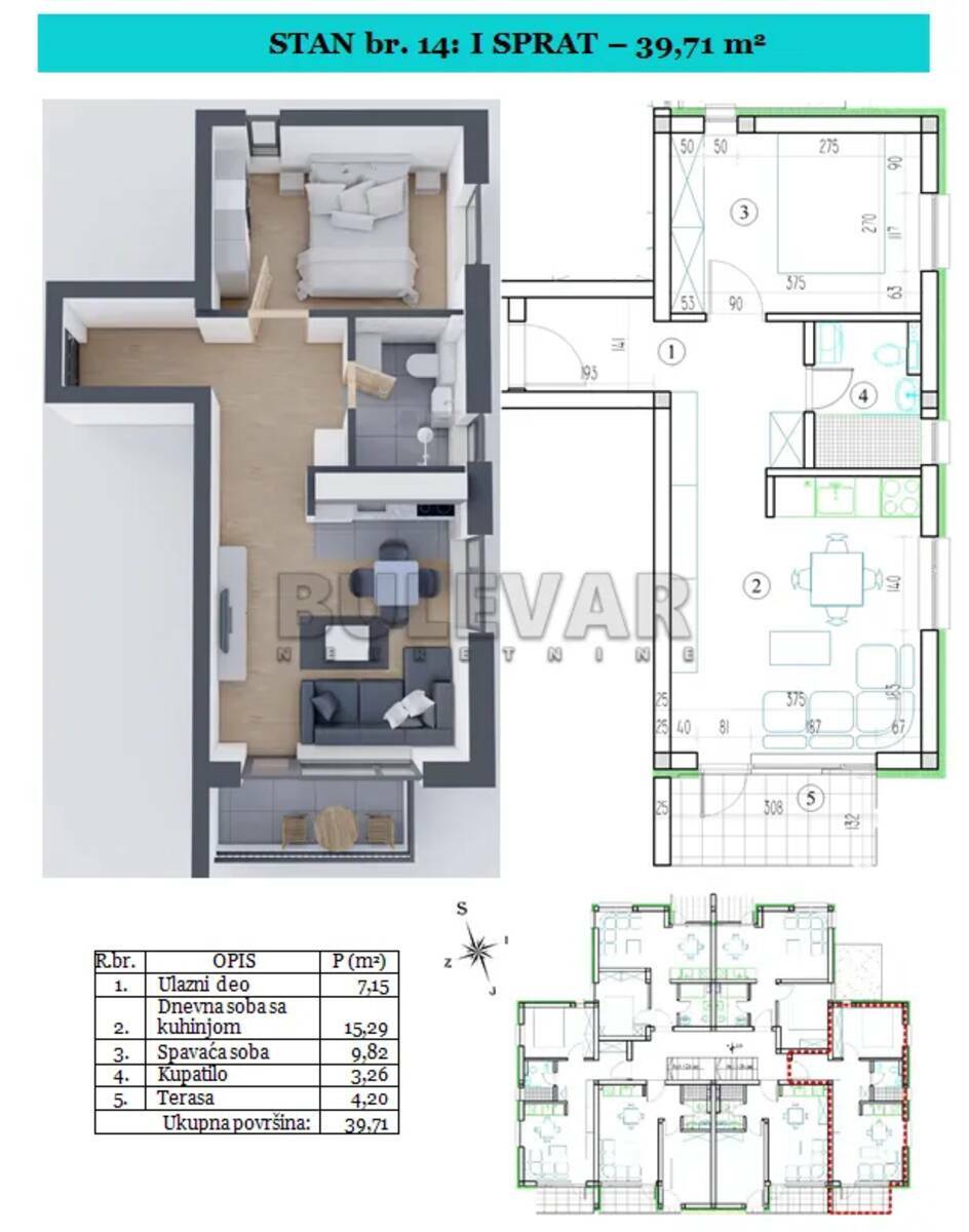 Jednoiposoban stan, Sokobanja – Soko banja | Prodaja · 39m² · 67.510€