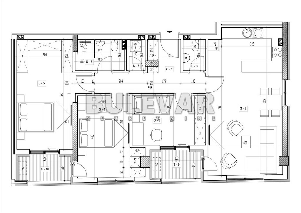 Troiposoban stan, Niš – Centar | Prodaja · 98m² · 271.860€