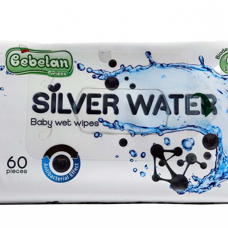 Bebelan silver vlažne maramice 60 kom